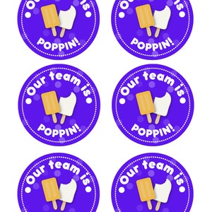 Cheer Printables | Team Gift Ideas | Our Team is Poppin | Popsicle Gift ...