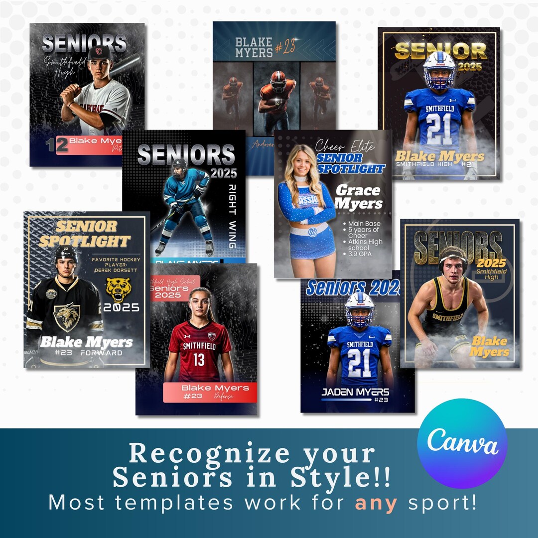 Senior Night Instagram Post Template| Editable Social Post - Etsy