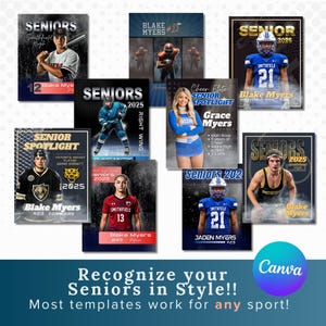Senior Night Instagram Post Template| Editable Social Post - Etsy