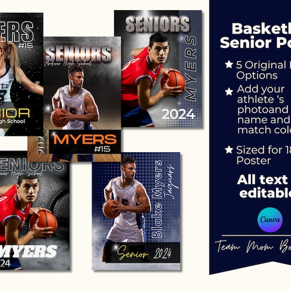 Basketball Senior Night Poster - Etsy