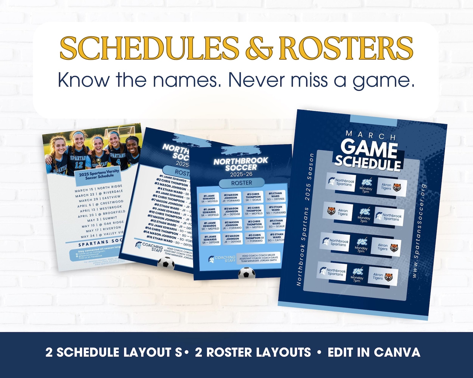Soccer Templates Bundle | 78 Social Media Templates for Teams | Game ...