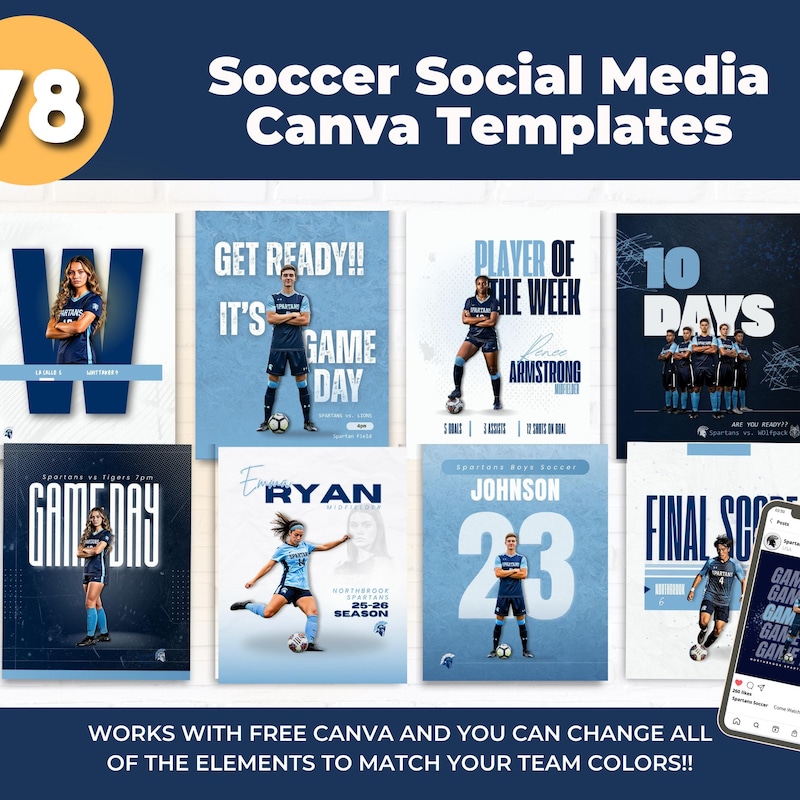 Social Media Soccer Kit - Etsy