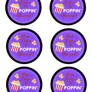 Cheer Printables Team Gift Ideas Our Team is Popping - Etsy