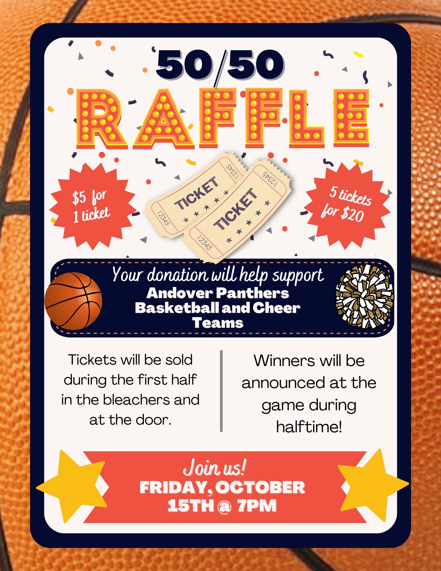 Raffle Flyer Template Editable Fundraiser Template Sports - Etsy Canada