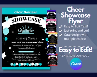 Cheer Showcase Flyer - Etsy