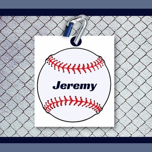 Baseball Name Tags: Editable Team Dugout Printables (digital Download ...