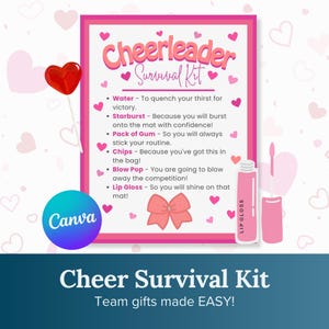 Ultimate Cheer Competition Printable Bundle | Editable Templates ...