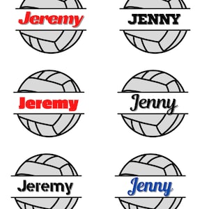 Volleyball Name Tags Volleyball Printables Volleyball Team Ideas ...
