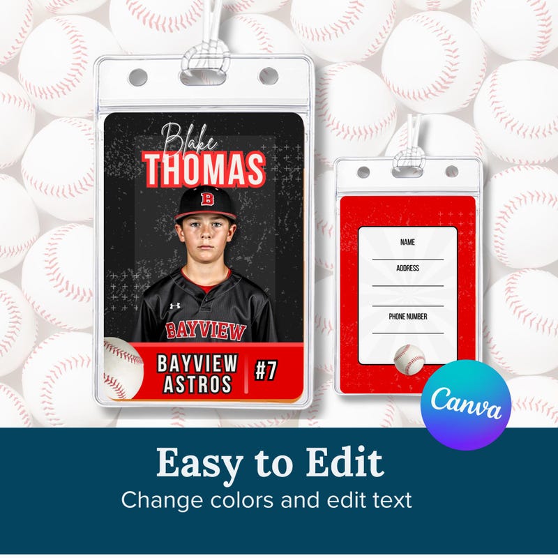 Baseball Bag Tag - Etsy