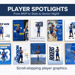 Basketball Templates Bundle | 78 Social Media Templates for Teams ...