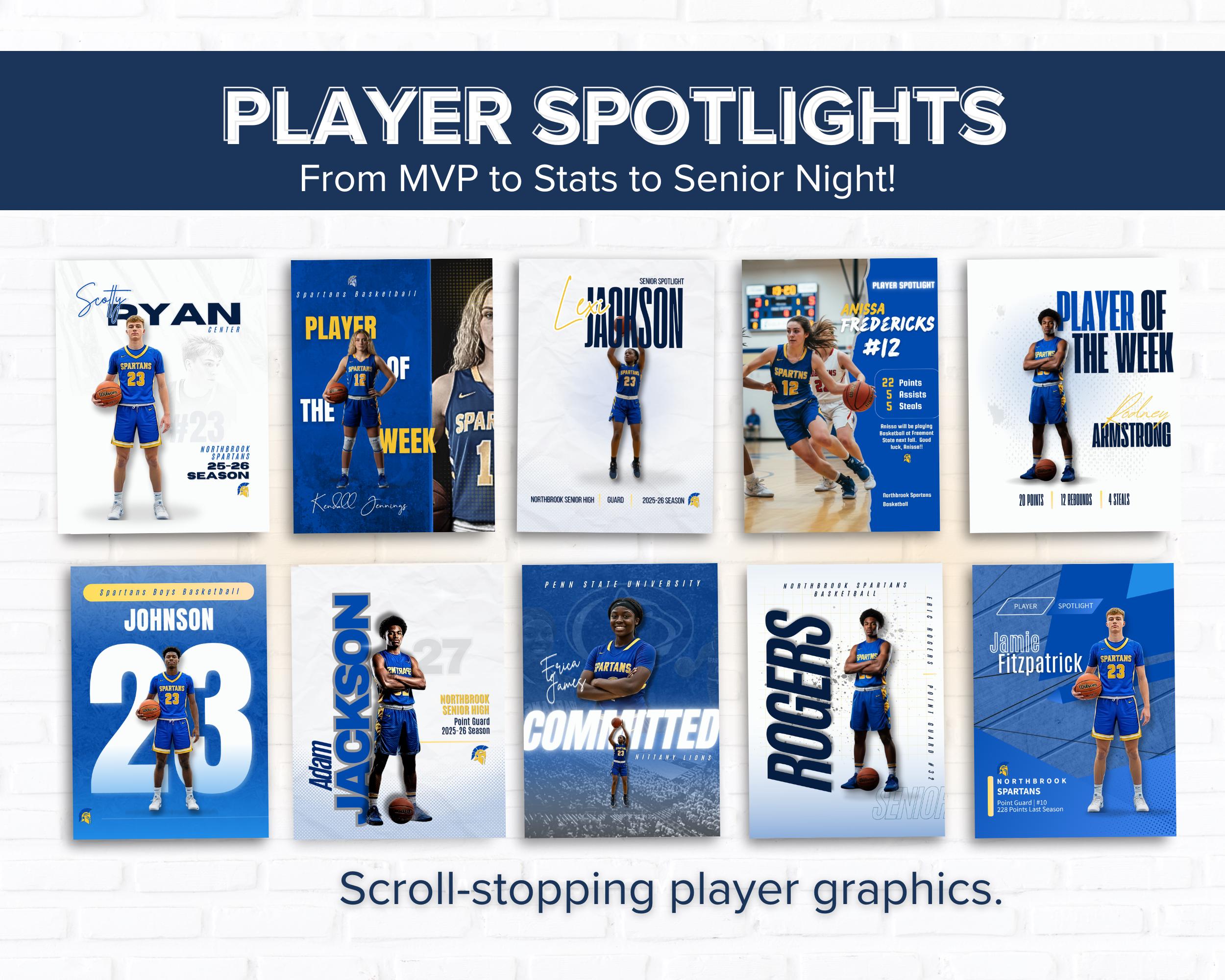 Basketball Templates Bundle | 78 Social Media Templates for Teams ...