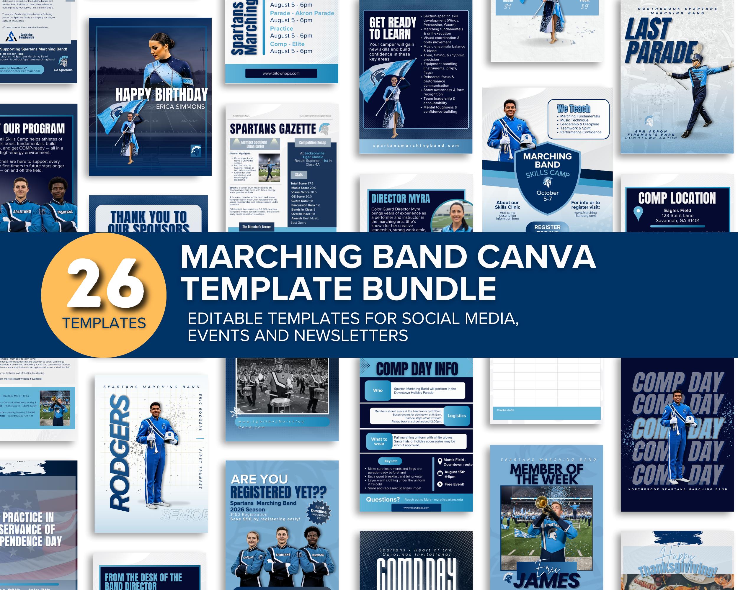 Marching Band Templates | 26 Editable Designs for Communication, Events ...