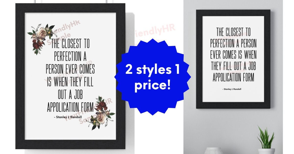 Office Wall Decor, HR Wall Decor Prints, Downloadable Prints, Office ...