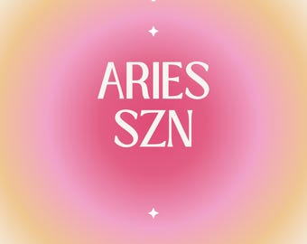 Libra Szn Star Sign Aura Poster - Etsy