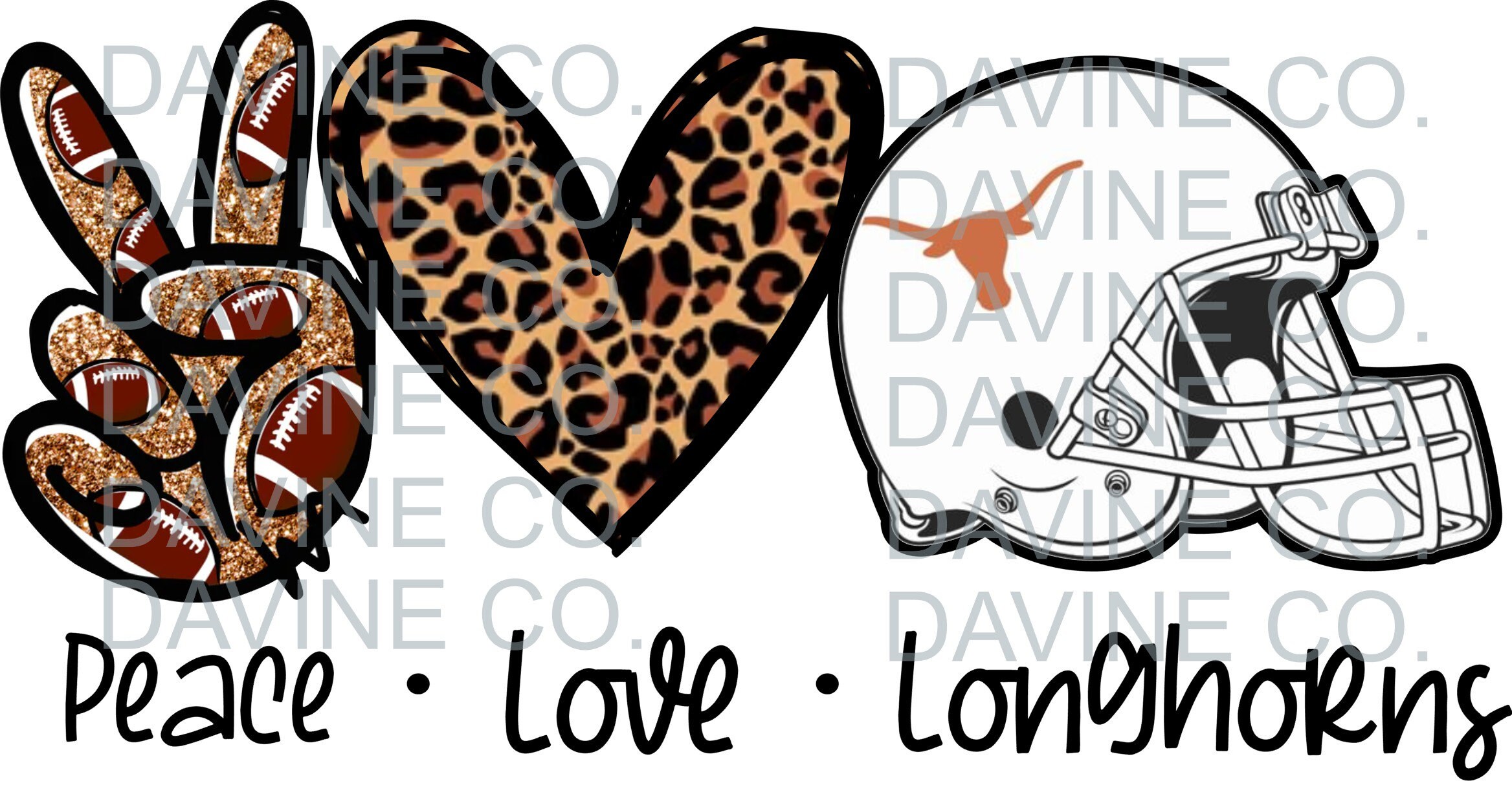 Sublimation Longhorns Design - Etsy