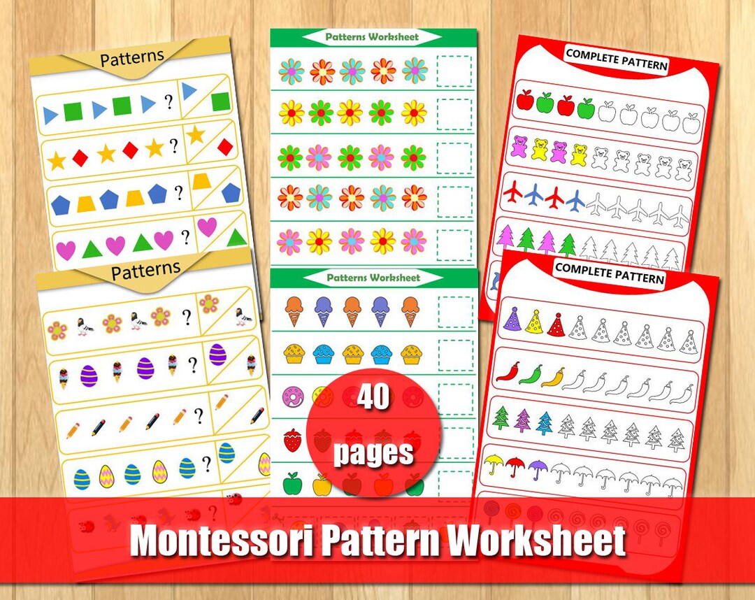 Pattern Worksheets Pattern Activity What Comes Next Game Printable ...