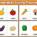 Vegetables and Fruits Cutting Preschool Activity | Vegetables and ...