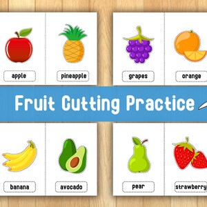 Vegetables and Fruits Cutting Preschool Activity | Vegetables and ...