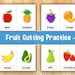 Vegetables and Fruits Cutting Preschool Activity | Vegetables and ...