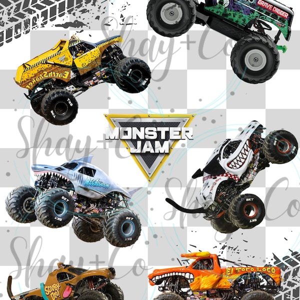 Monster Jam - Etsy