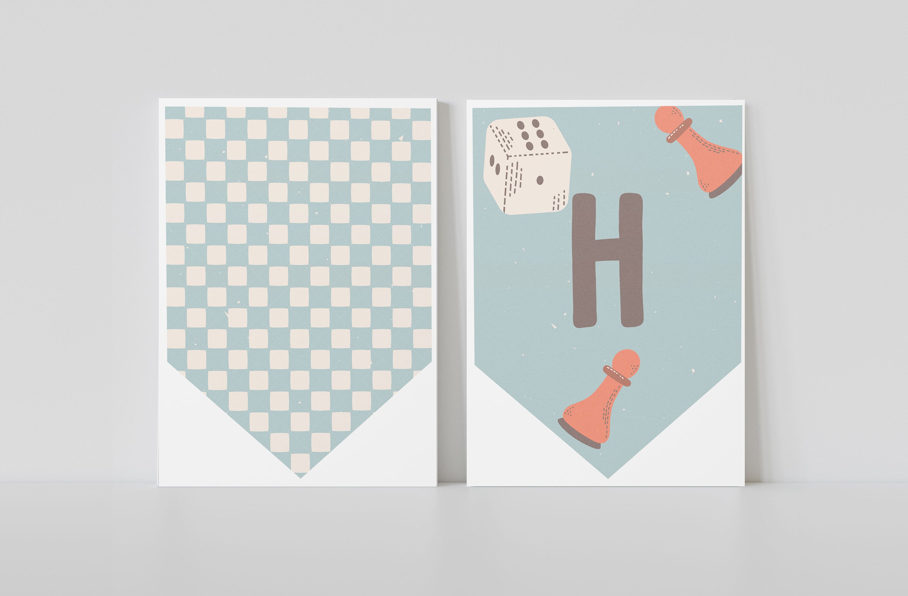 Game Night Birthday Party Flag Banner, Garland, Decor, Chess, Checkers ...