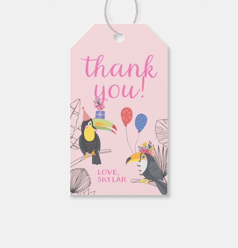 Toucan Birthday Party Table Signs, Party Decor, 2nd Birthday, Twocan ...