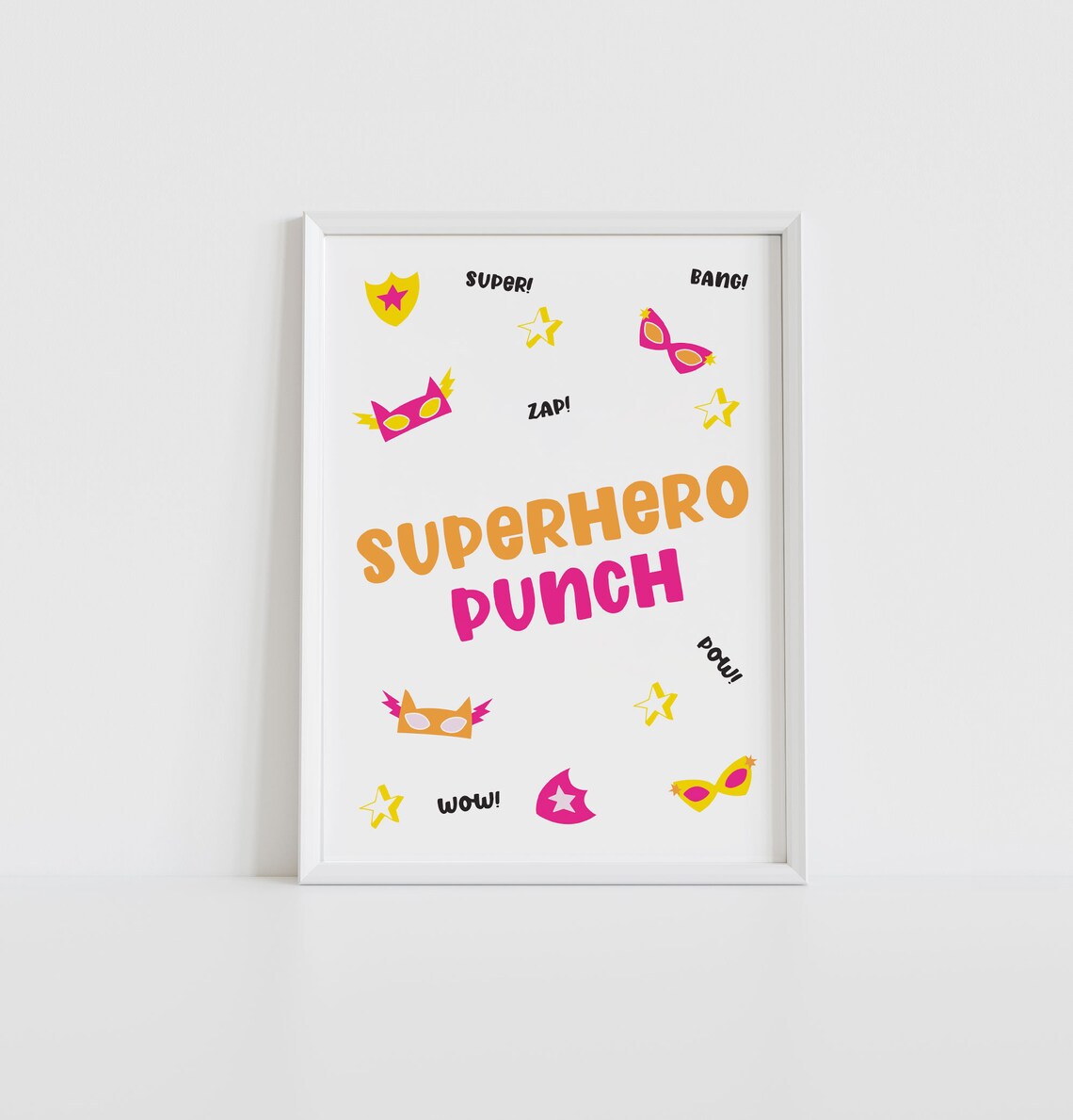 Superhero Birthday Party Table Signs Table Decorations - Etsy