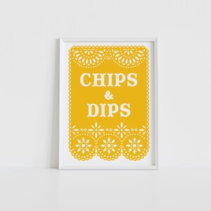 Papel Picado Birthday Party Table Signs, Table Decorations, Fiesta ...