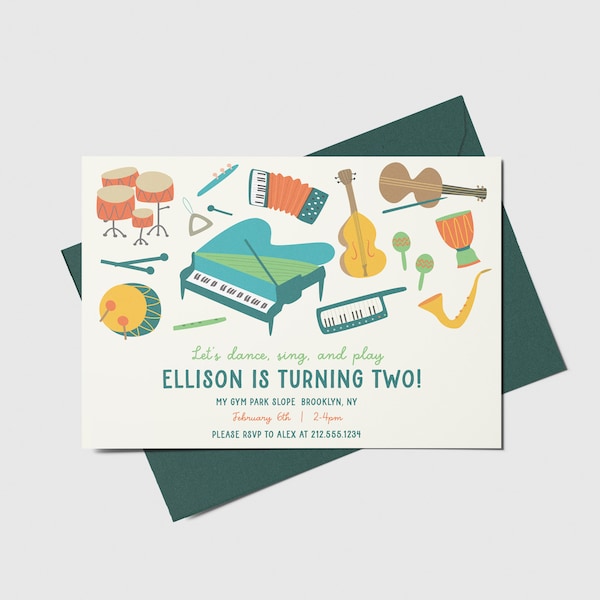 Marching Band Invitation - Etsy