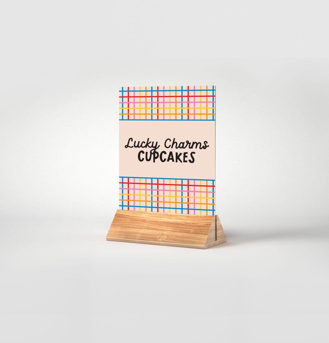 Lucky Charms Birthday Table Signs: Editable Printable (instant Download ...