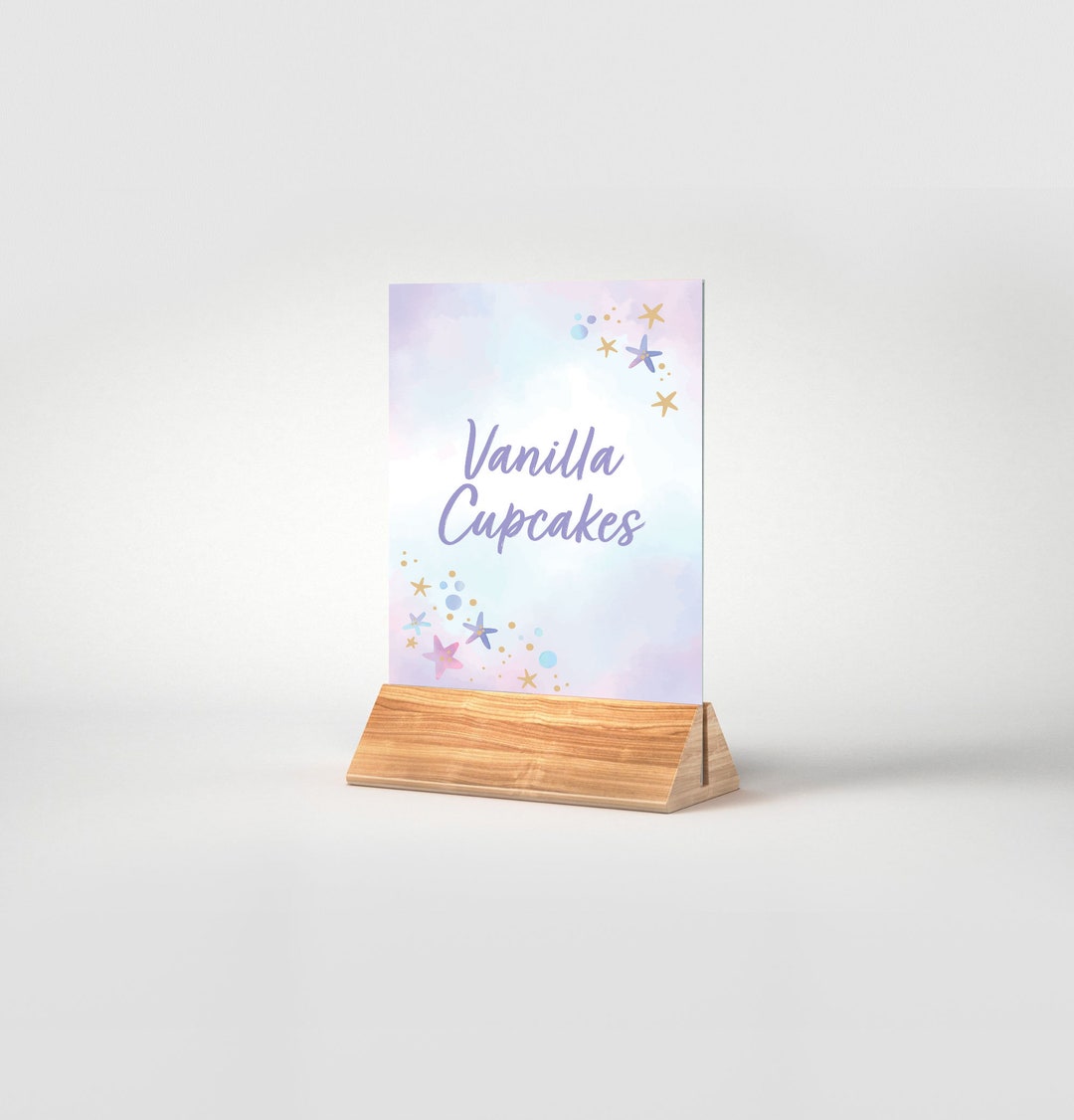 Mermaid Birthday Party Table Signs, Table Decorations, Mermaids Tails ...