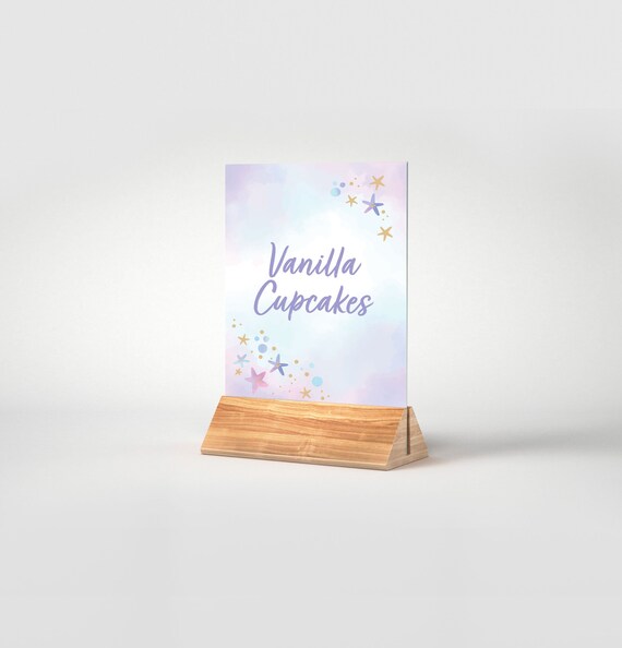 Mermaid Birthday Party Table Signs Table Decorations - Etsy