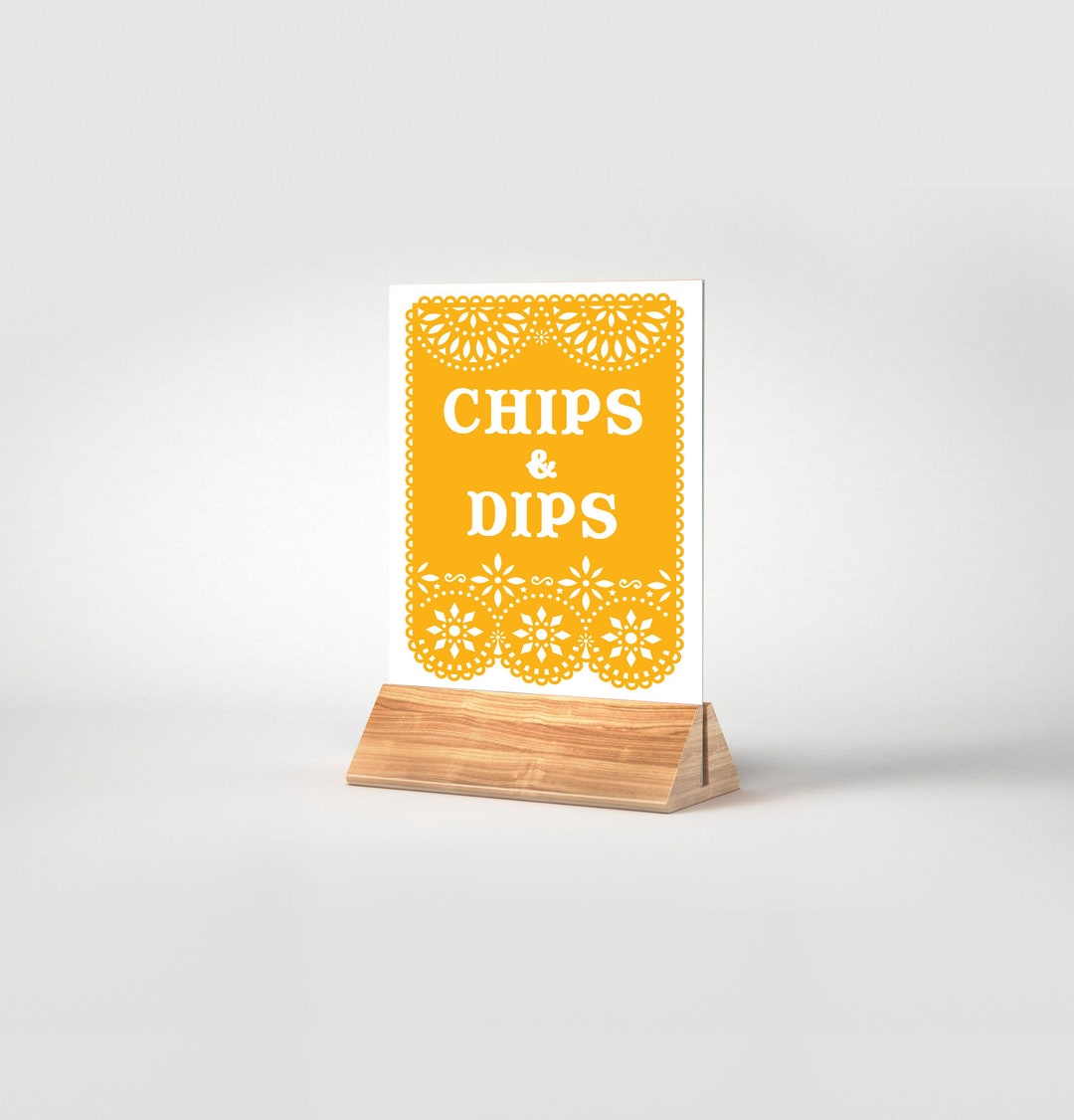 Papel Picado Birthday Party Table Signs, Table Decorations, Fiesta ...
