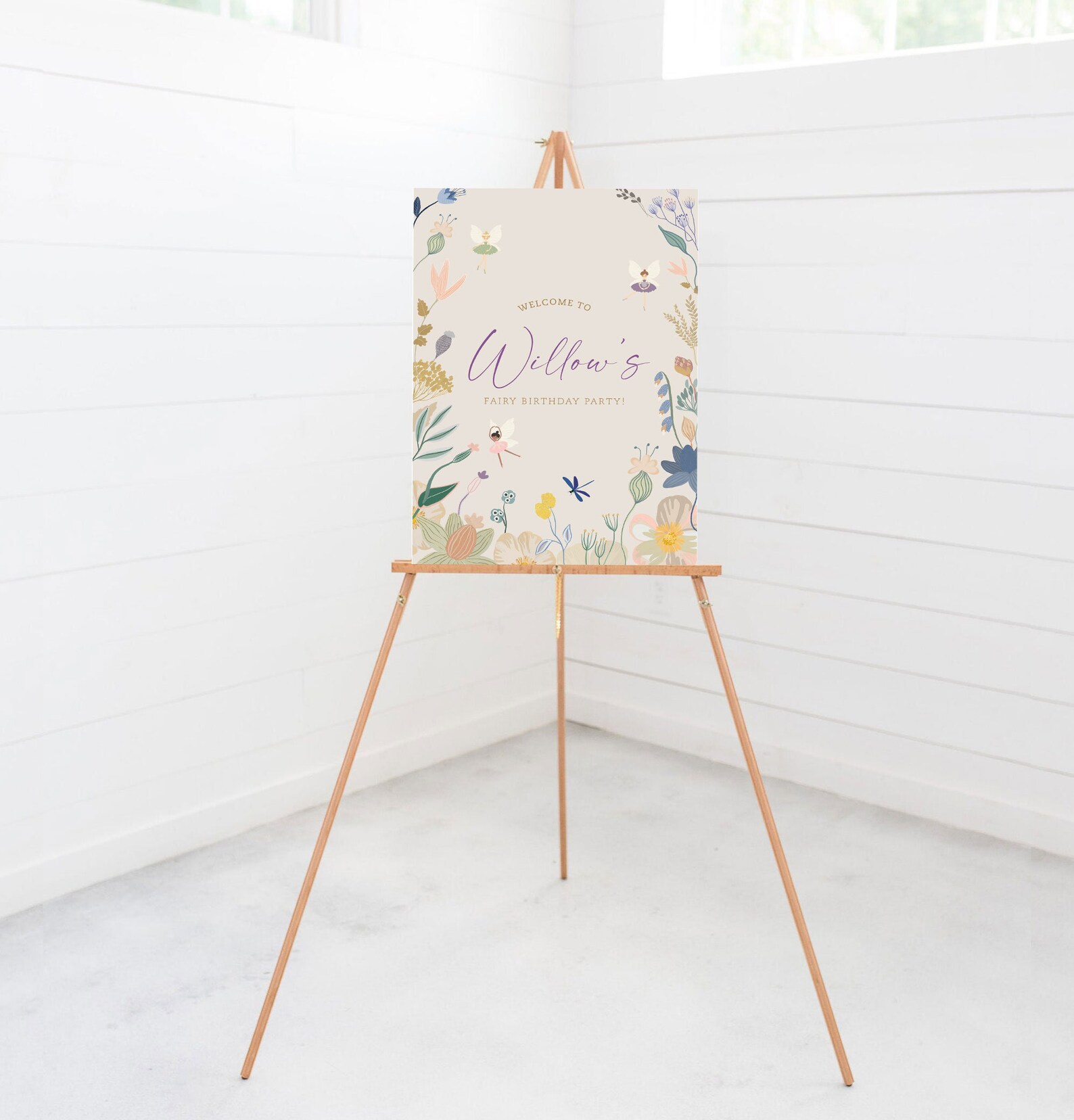 Fairy Party Birthday Table Signs, Table Decorations, Fairy Garden ...