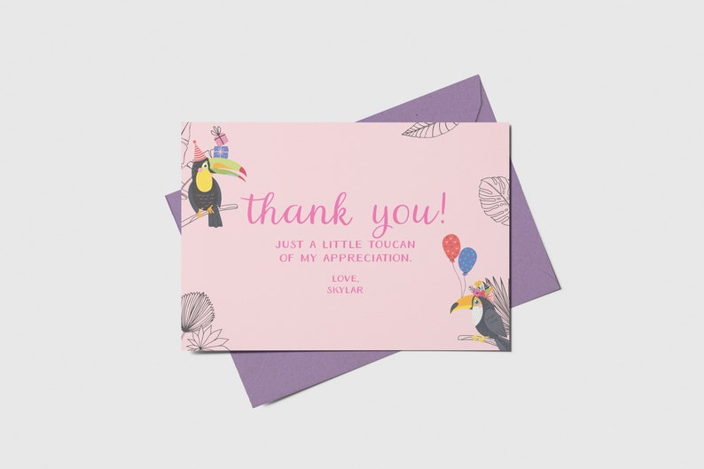 Toucan Birthday Party Table Signs, Party Decor, 2nd Birthday, Twocan ...