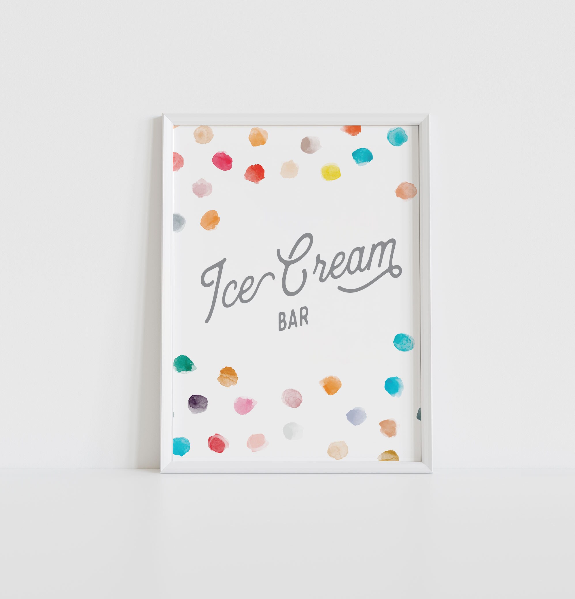 Polka Dot Birthday Party Table Signs Table Decorations - Etsy