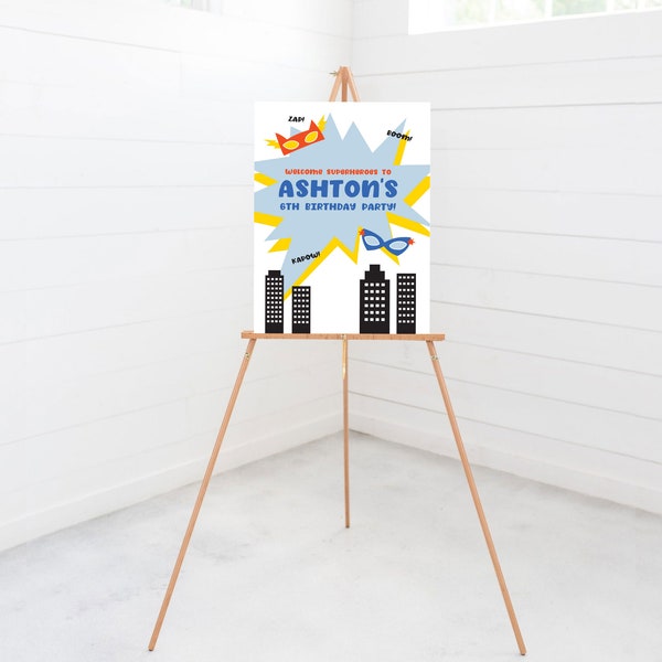 Superhero Welcome - Etsy