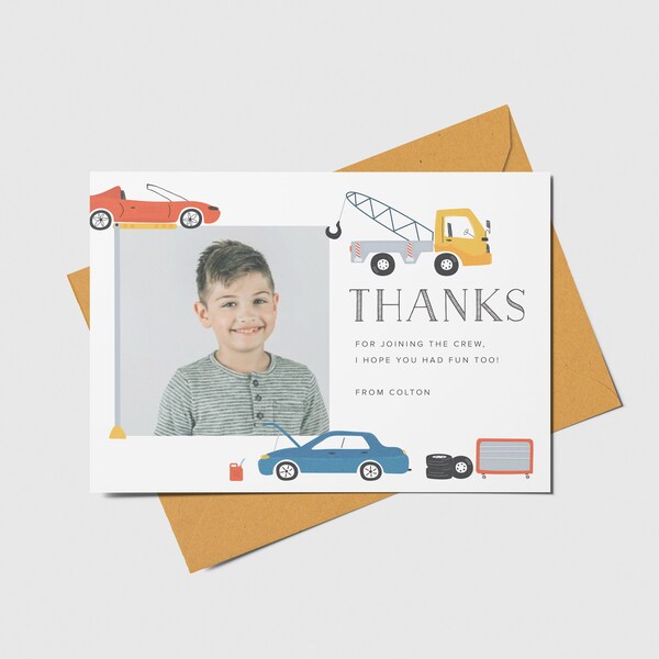 Thank You Cards Auto Repair - Etsy