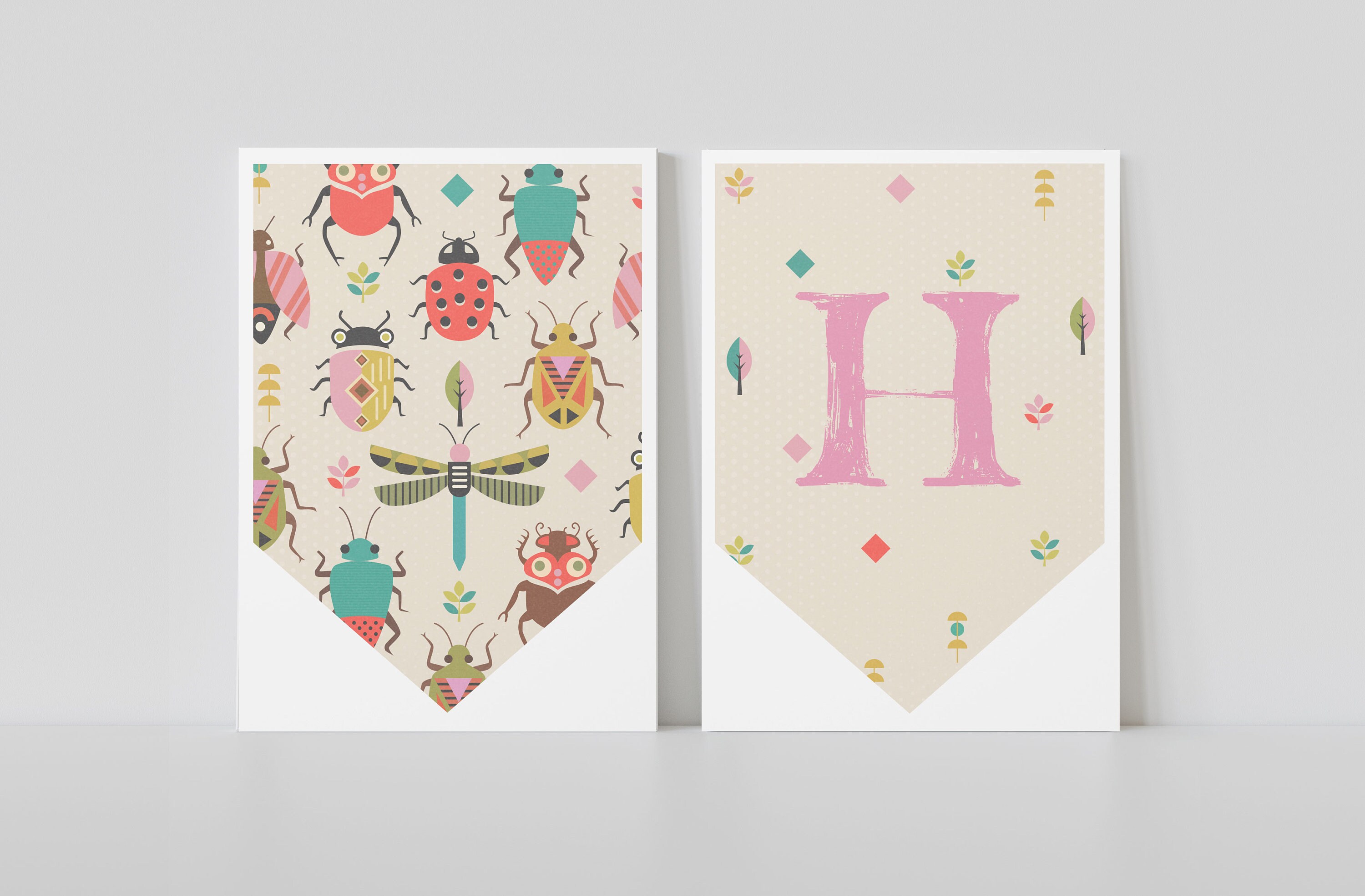 Insects Birthday Party Flag Banner Birthday Garland - Etsy