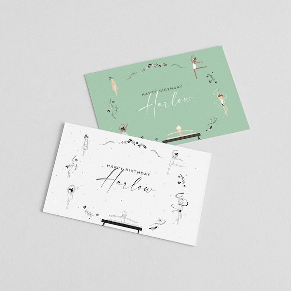 Gymnastics Party Coloring Page - Etsy