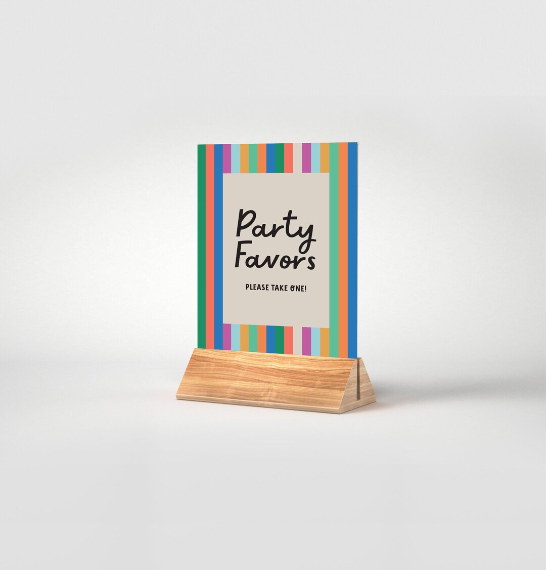 Confetti Birthday Table Signs: Funfetti Party Decor (printable ...