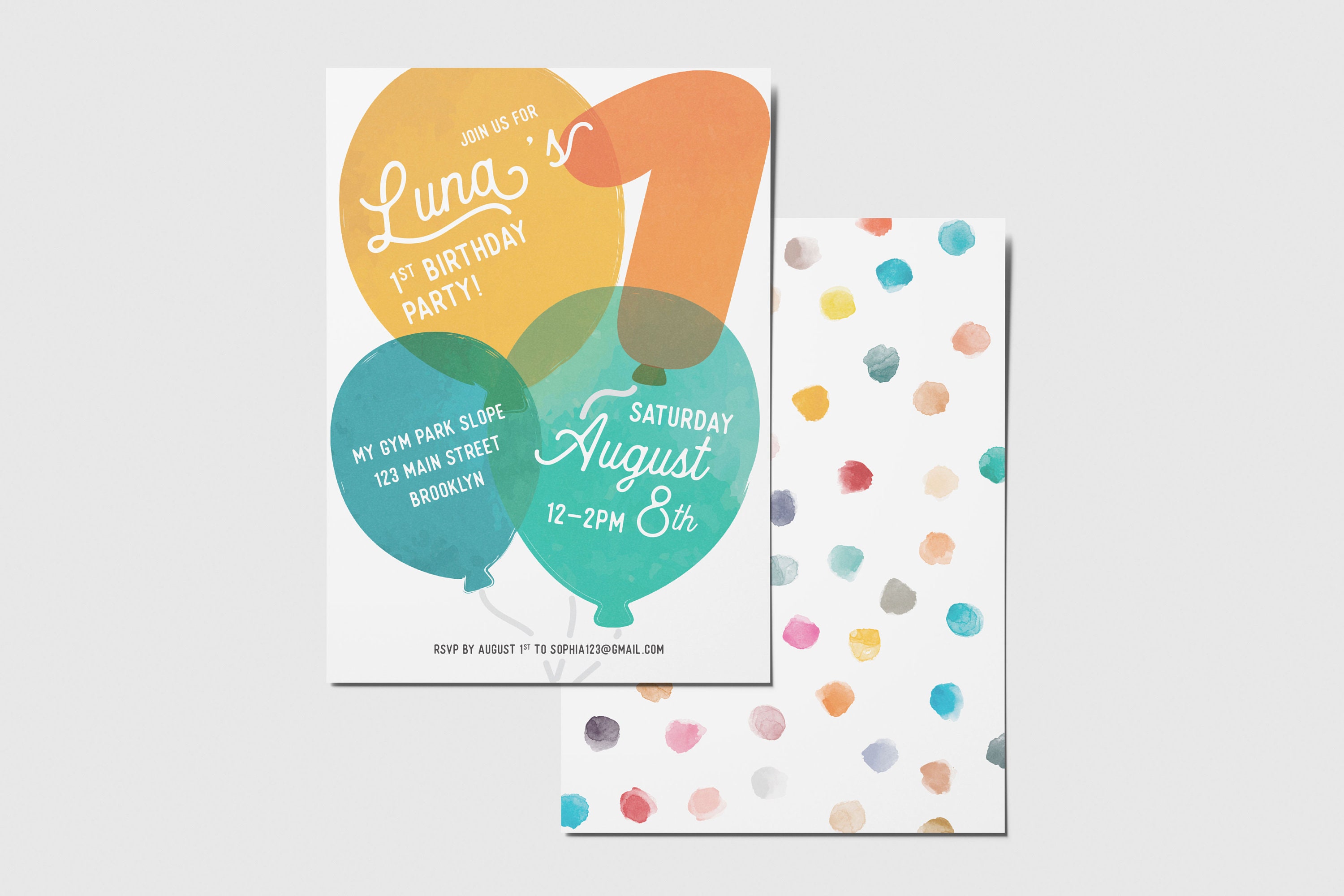 Polka Dot Birthday Party Table Signs Table Decorations - Etsy