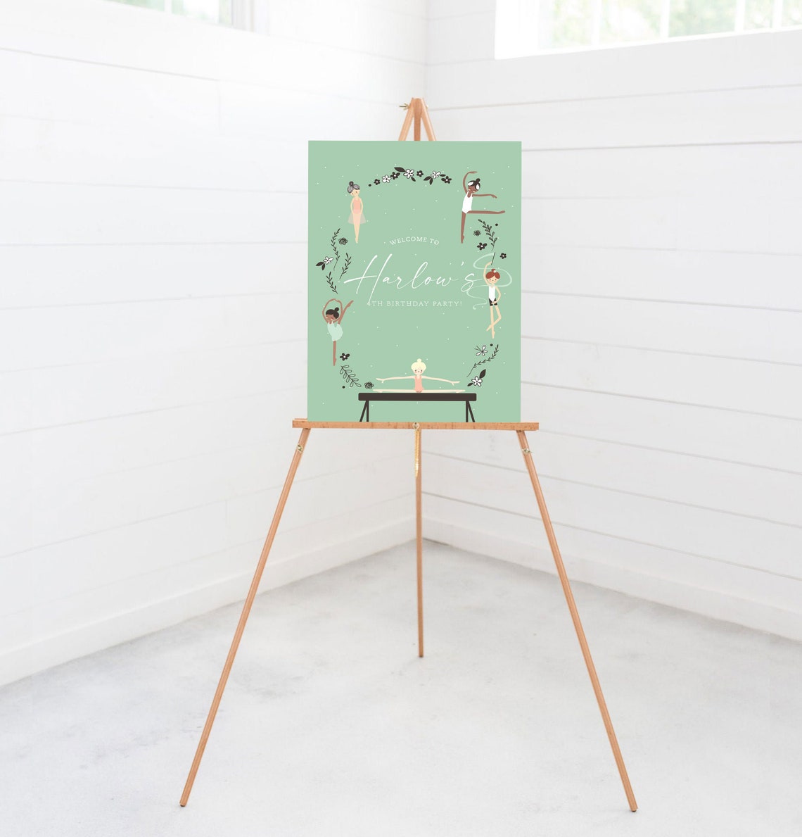 Gymnastics Birthday Party Table Signs Table Decorations - Etsy