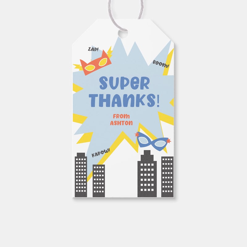 Superhero Gift Tag - 60+ Gift Ideas for 2025