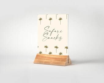 Safari Birthday Table Signs - Etsy
