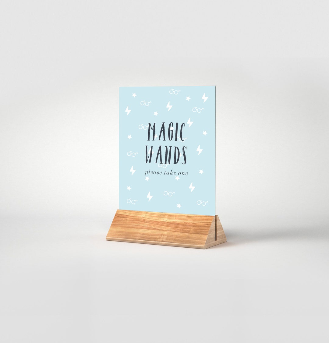 Magical Celebration Birthday Table Signs, Table Decorations, Party ...