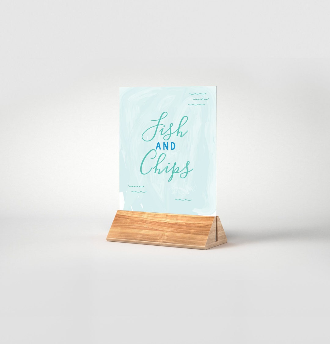 Under the Sea Birthday Party Table Signs, Table Decorations, Ocean ...