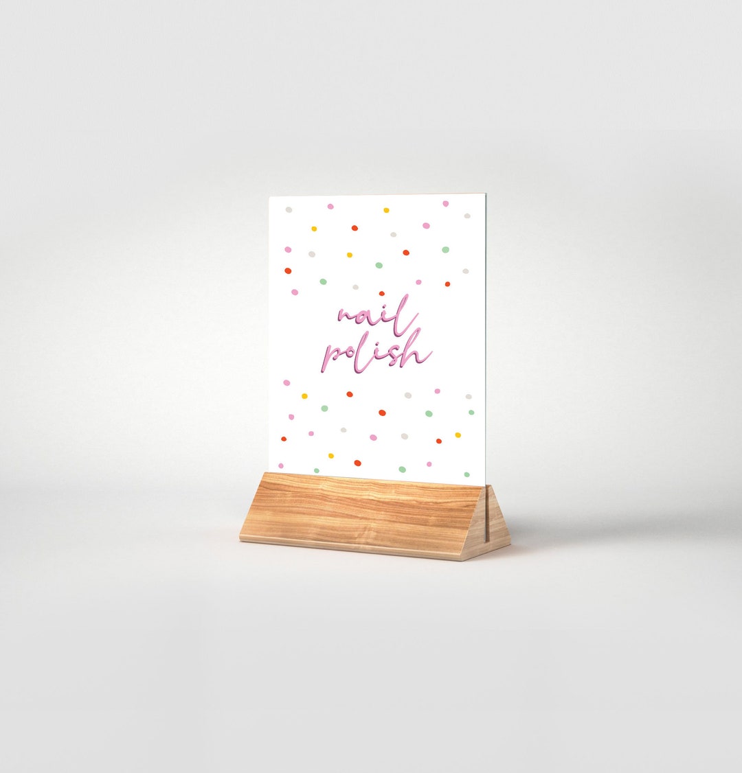 Spa Party Table Signs: Mani Pedi Birthday Decor (digital Download) - Etsy