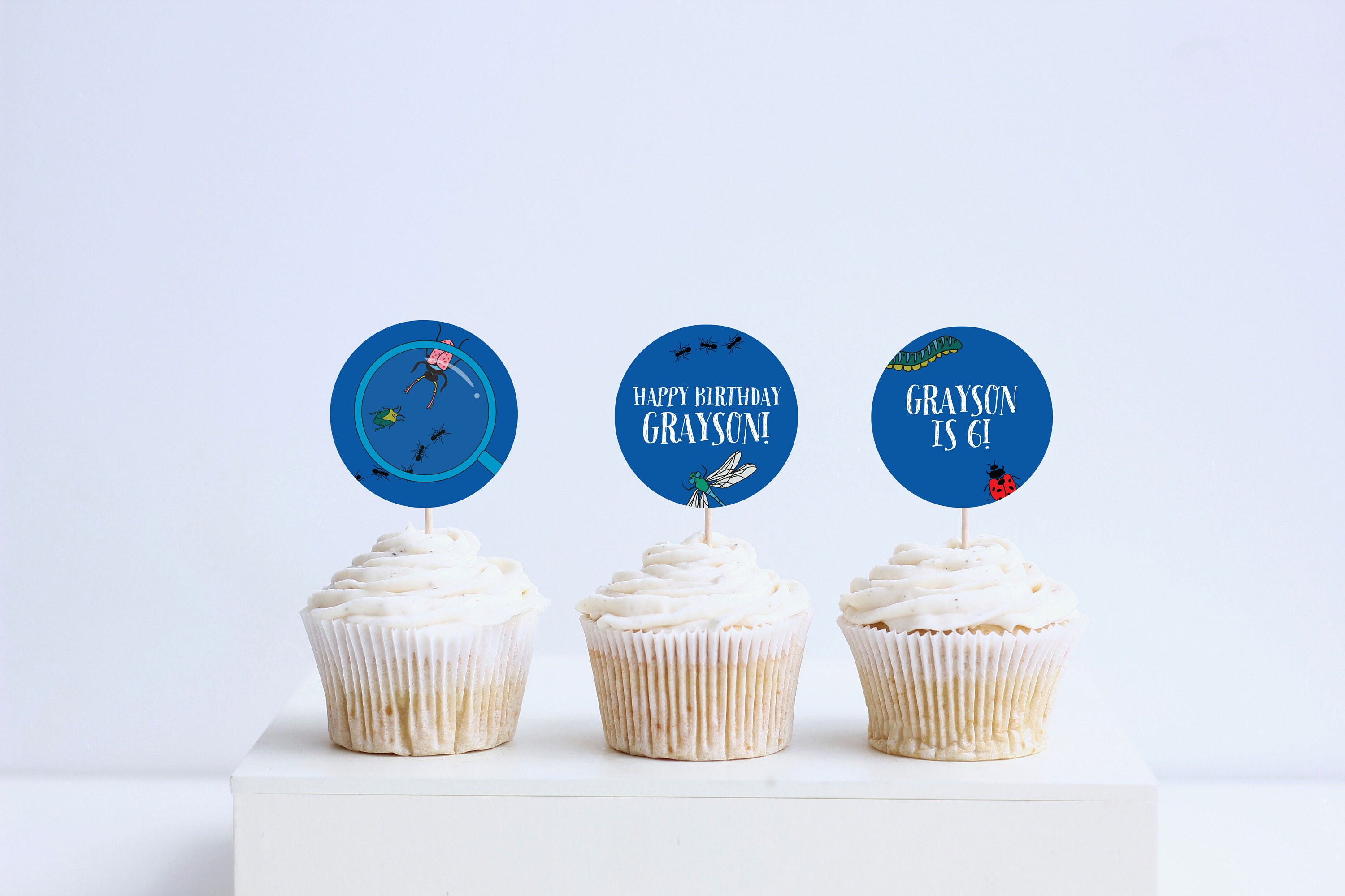 Bug Birthday Thank You Card Bugs Birthday Party Theme - Etsy