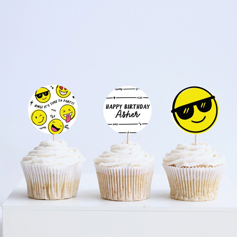 Emoticons Topper - Etsy
